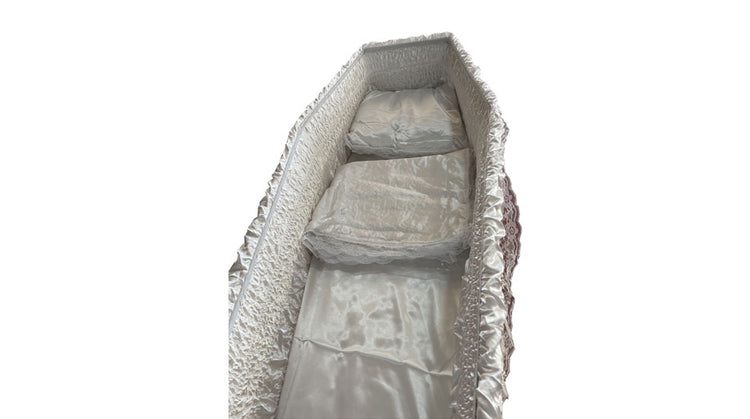 Premium Denman Solid Wood Coffin – Natural – Coffin World